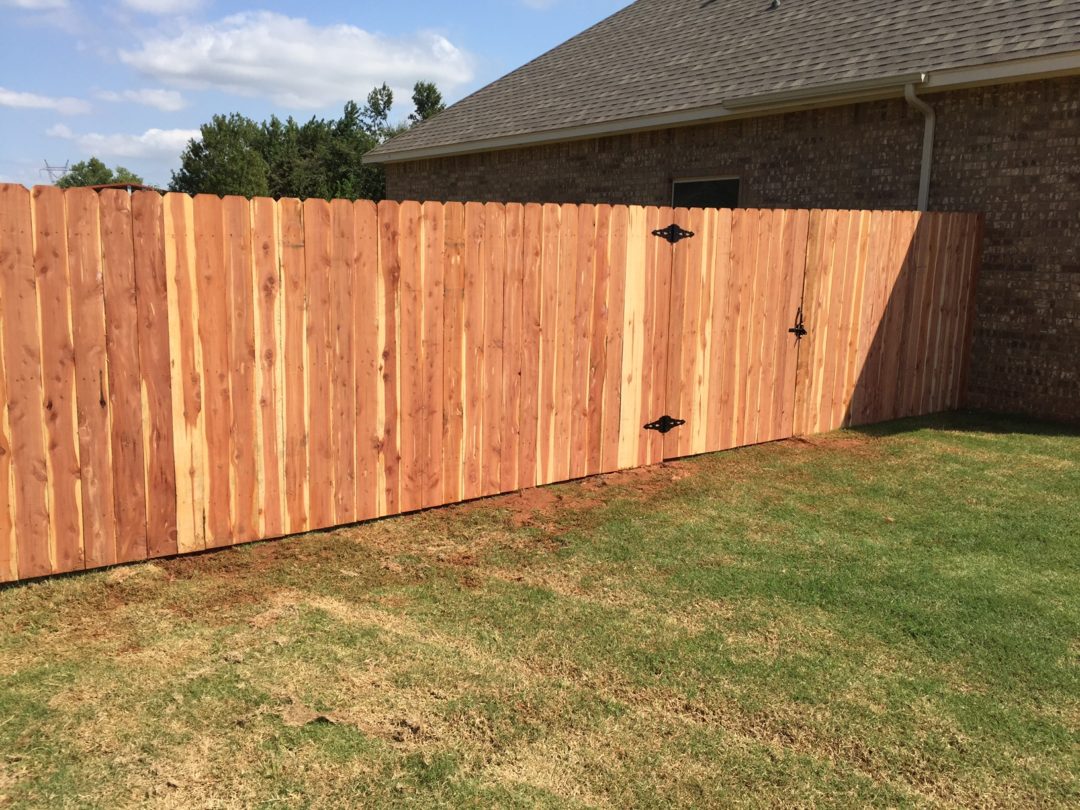 Cedar Fence Installation by Fence OKC | Oklahoma City Fence Builders